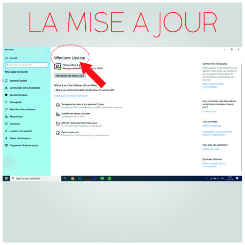 La mise à jour | Perspectives